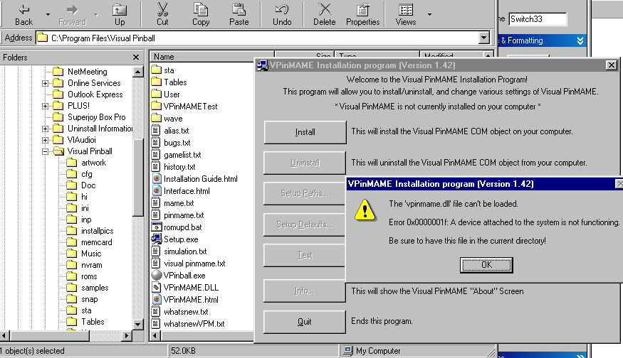 System too old for VPinMame? - Installation Support Forum - VPForums.org